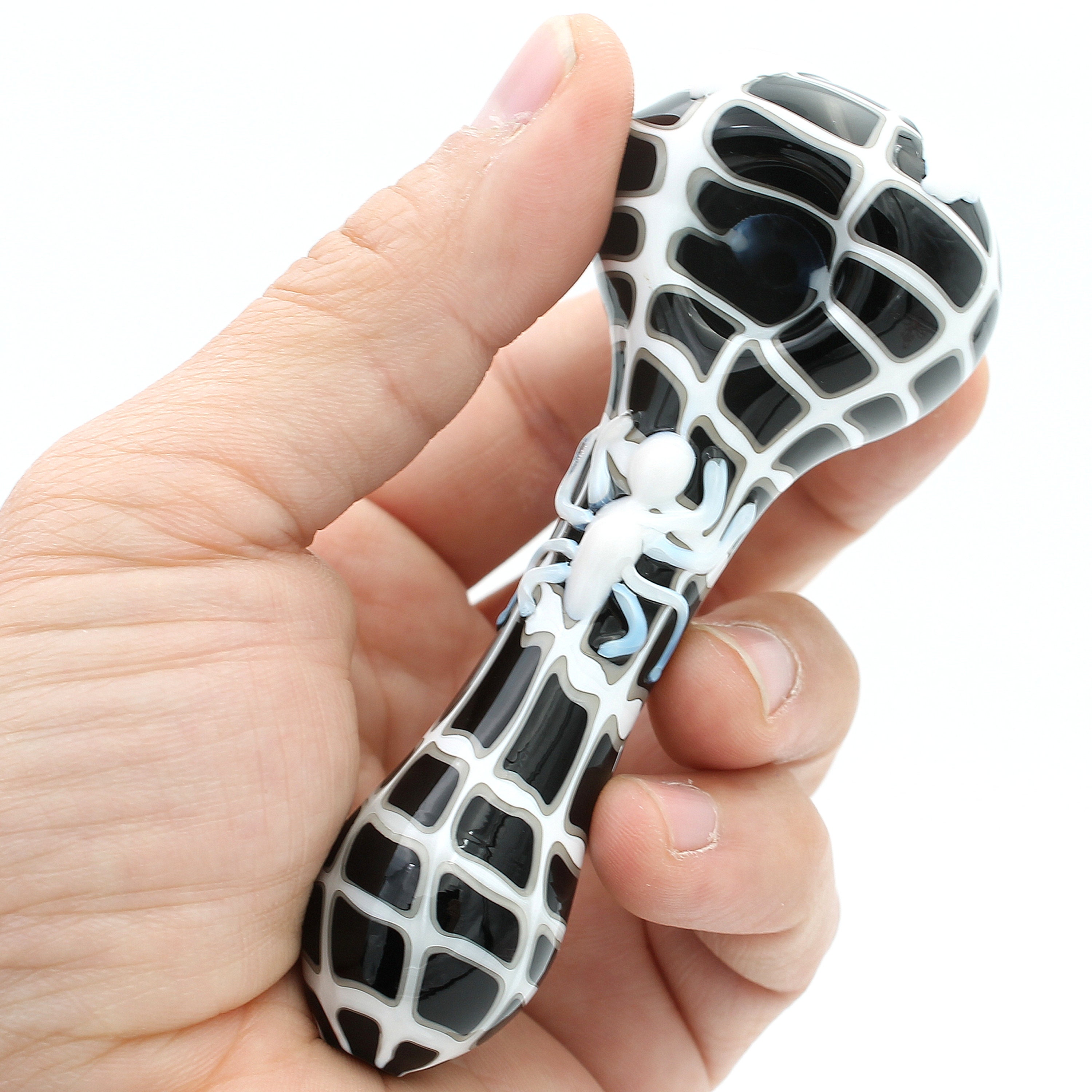 Spider-man 4" Glass Smoke Bowl Tobacco Pipe Smoking Pipes Bowls Heavy ...