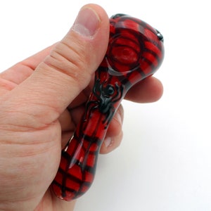 Spider-man 4" Glass Smoke Bowl Tobacco Pipe Smoking Pipes Bowls Heavy ...