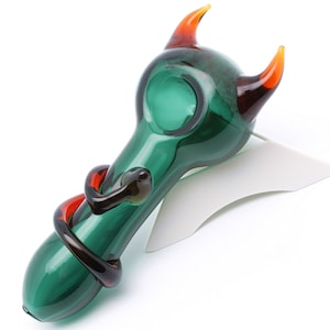 5" Glass Smoking Pipe "demon" Devil Tobacco Bowls for Smoke Bowl Pocket ...