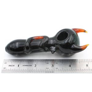 5" Glass Smoking Pipe "demon" Devil Tobacco Bowls for Smoke Bowl Pocket ...