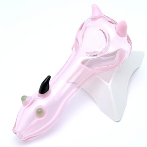 4" Glass Smoking Pipes Flamingo Silly Bird Pink Black Clear Jade Smoke ...