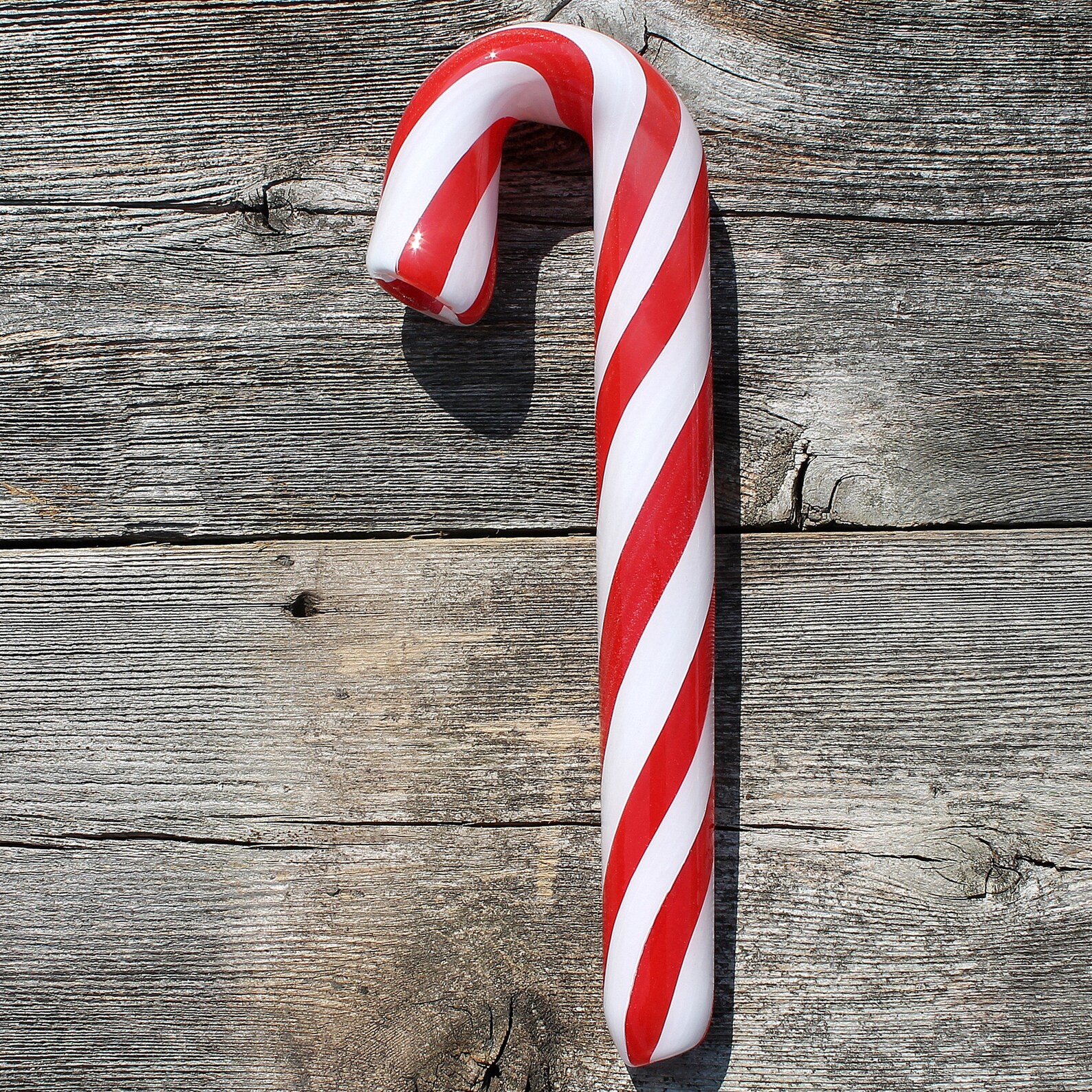 6.5 Candy Cane Glass Smoking Pipe Tobacco Pipes Bowls | Etsy