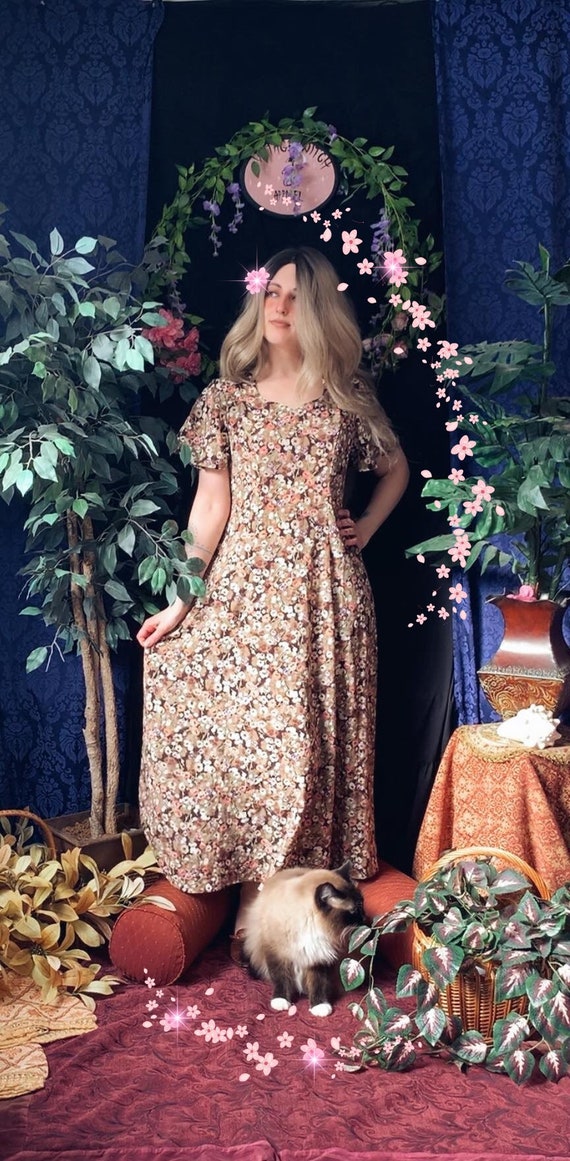 Vintage 2000s Handmade 1940s Inspired Garden Spring F… - Gem
