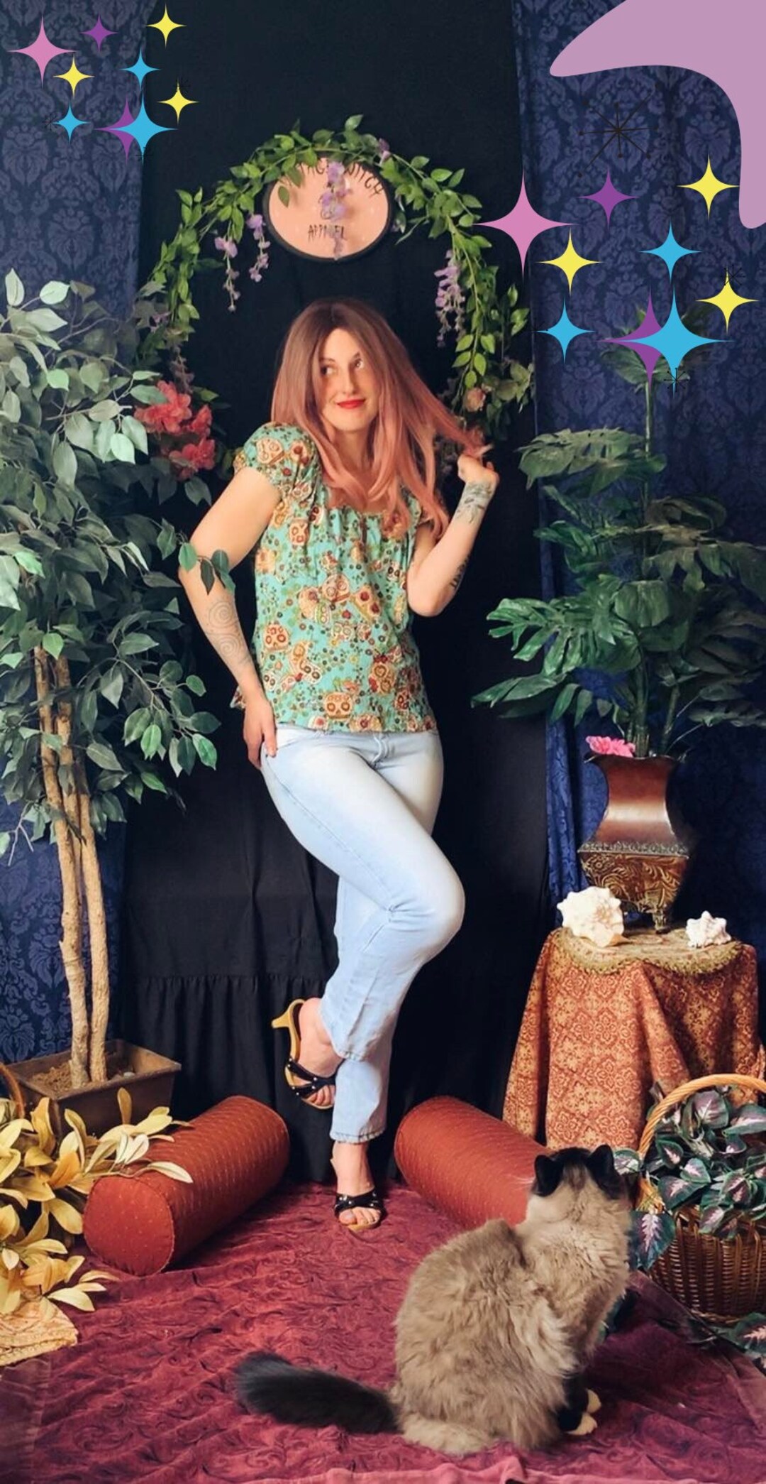 2000s Retro Inspired Sugar Skull Hell Bunny Love Top, Key Hole ...