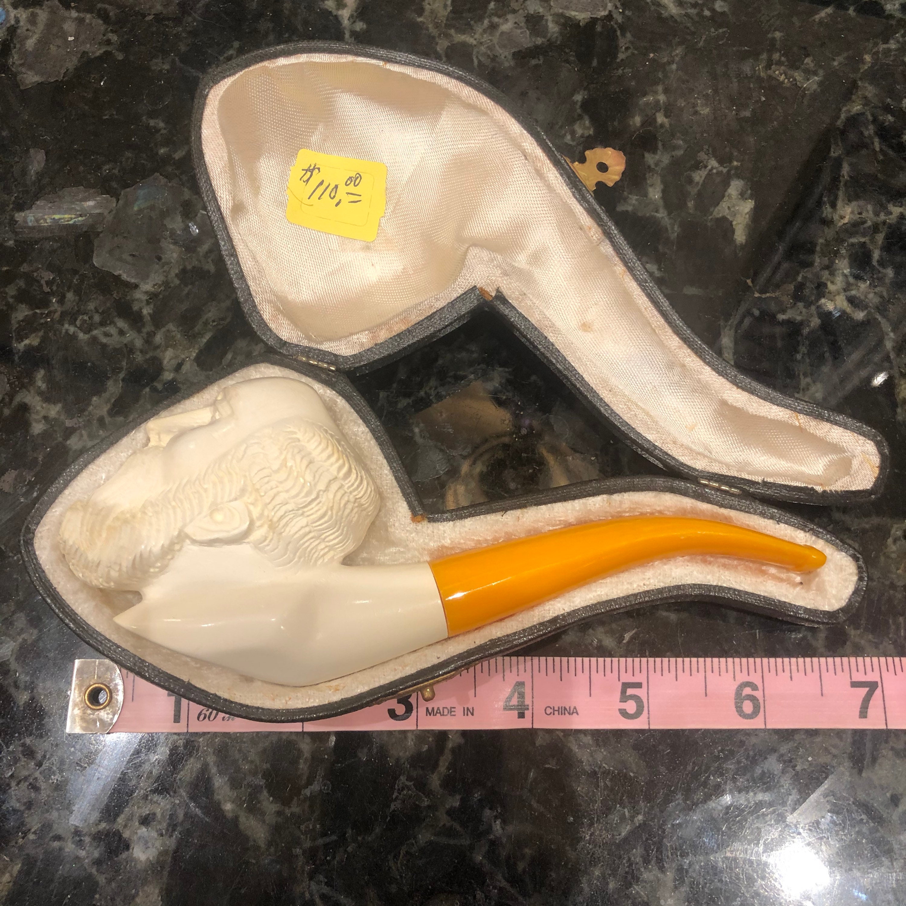 Meerschaum Hand Carved Pipe Vintage - Etsy