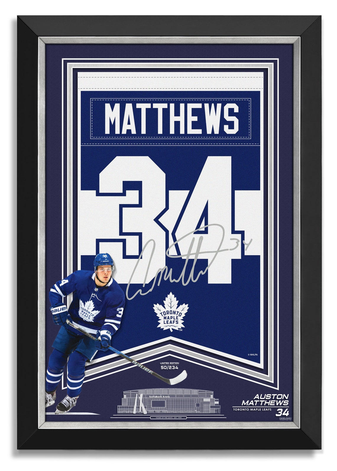 Auston Matthews Facsimile Signed Autographed Toronto Maple - Etsy