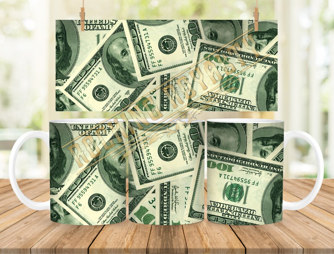 Money Hundred Dollar Bills Mug - Etsy