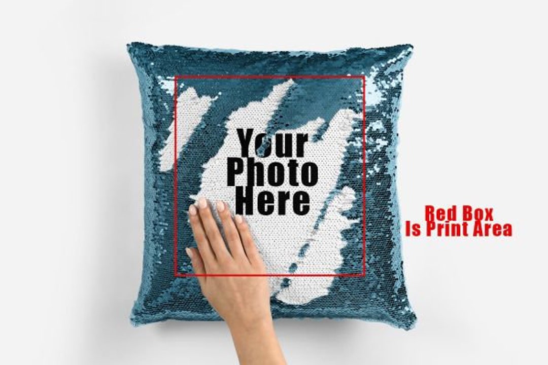 Create Your Own Sequin Sublimation Pillows-photo/image/design - Etsy