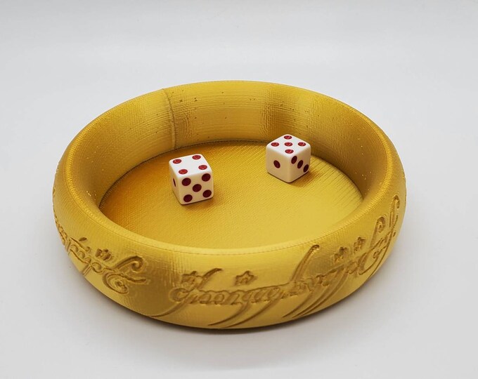 Lord of the Rings Dice Bowl LOTR 3D Printed - Etsy