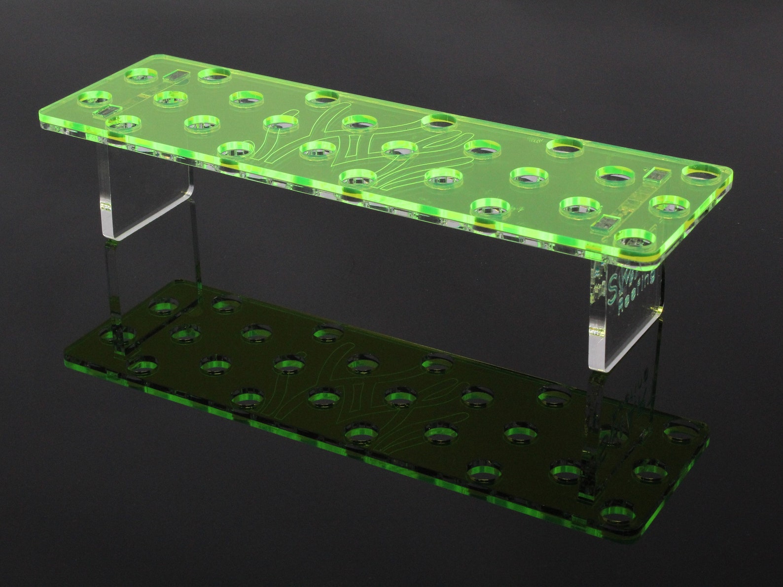 Acrylic Frag Rack Fluorescent Green Frag Rack Clear Frag | Etsy