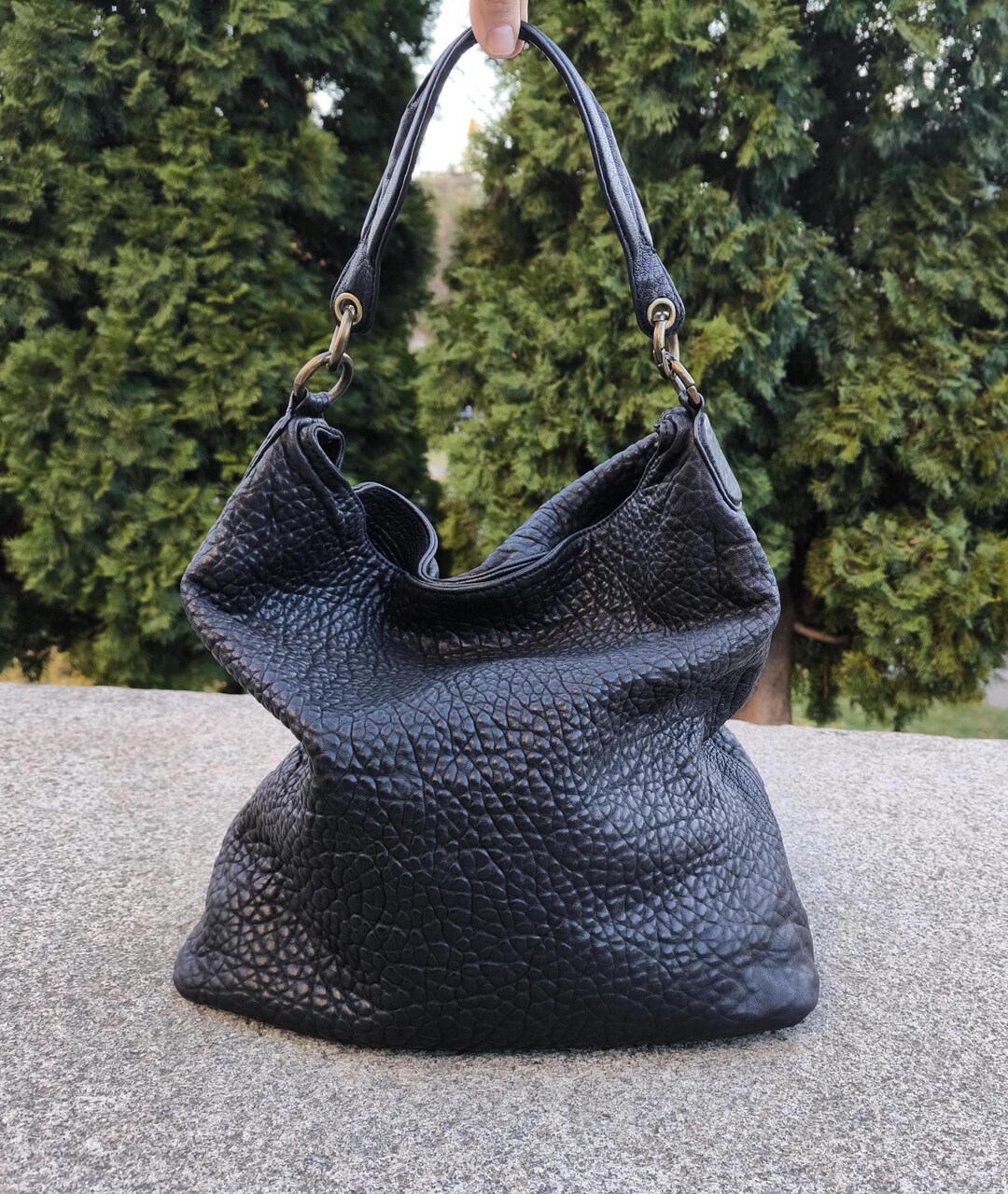 Alexander Wang Darcy Bag Black Leather Hand Bag Tote Large USED_REED - Etsy