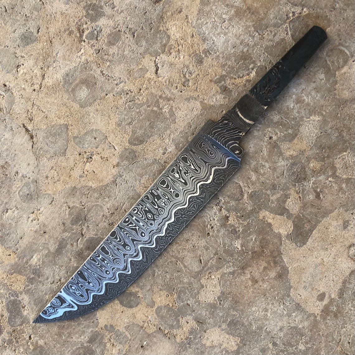 SAN MAI High Carbon Damascus steel blade layered with Nickel | Etsy