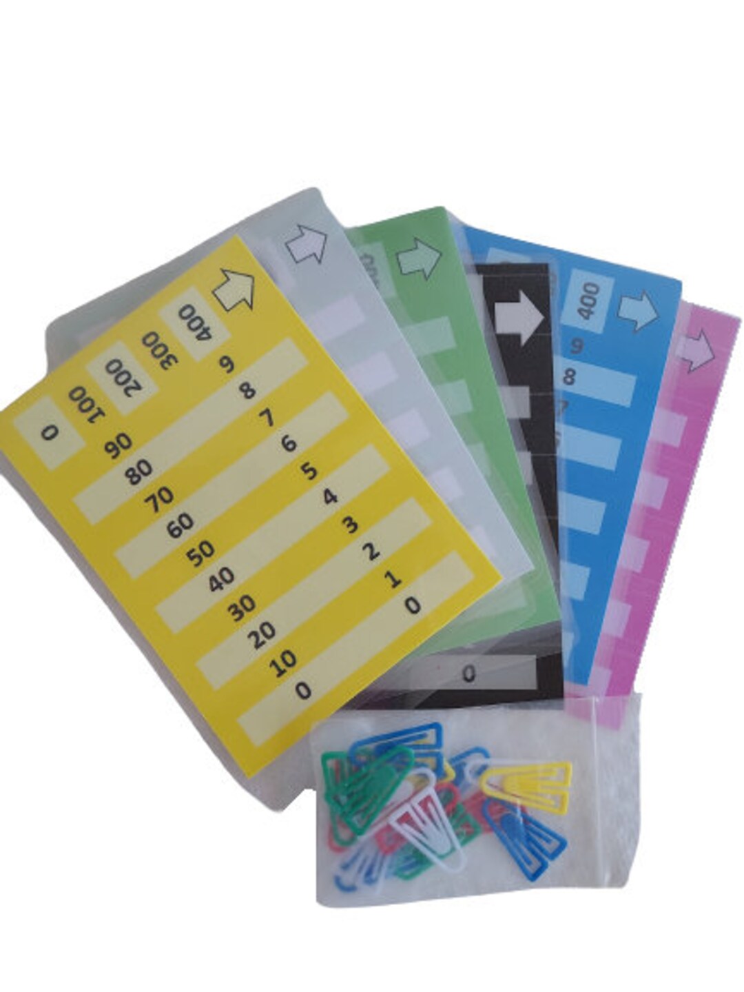 Universal Scorecards - Set of 5 Individual Scoring Cards for Any Type ...