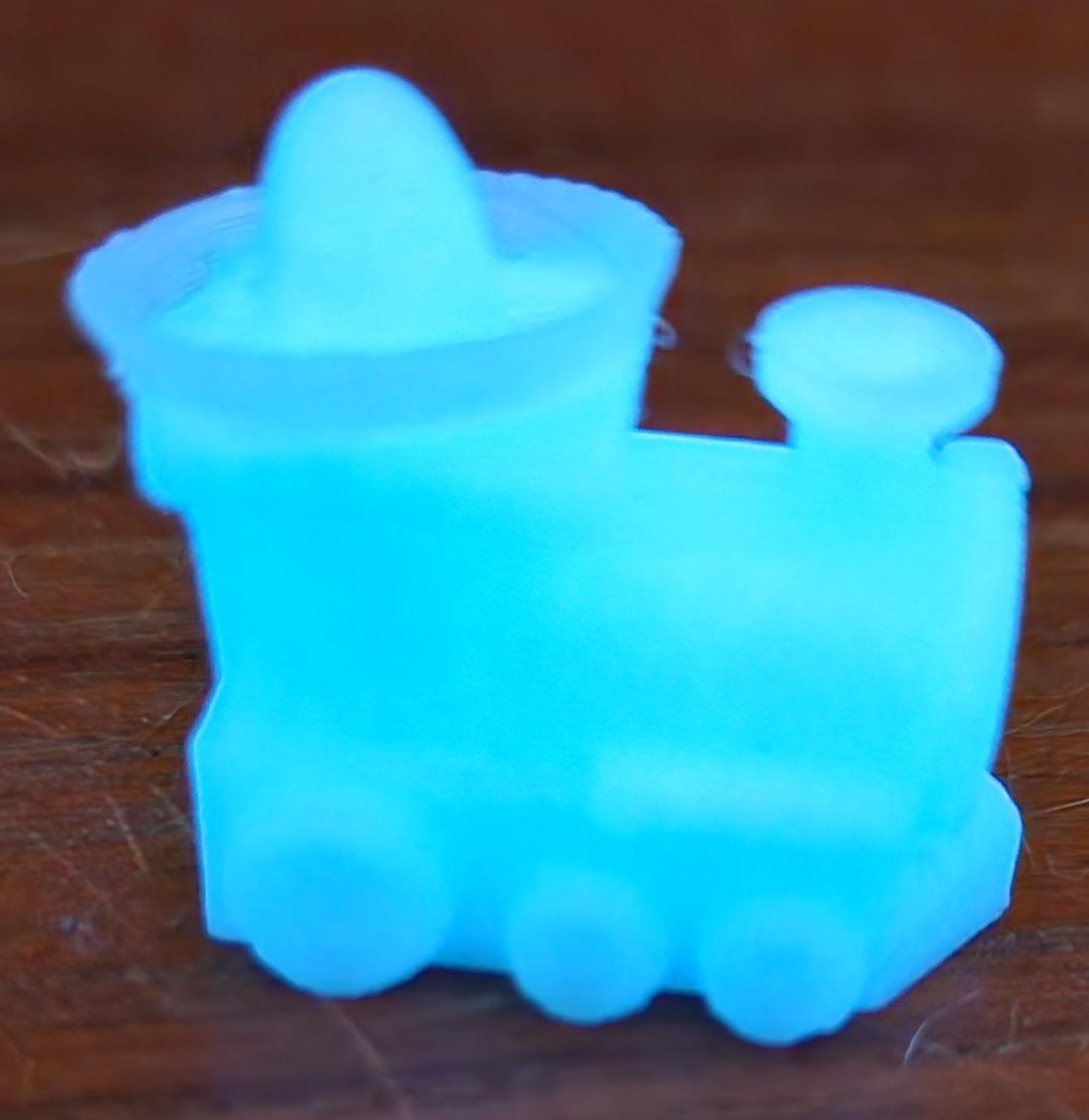 Mexican Trains, 4 Glow-in-the-dark Ghost Train Tokens for Your Domino ...
