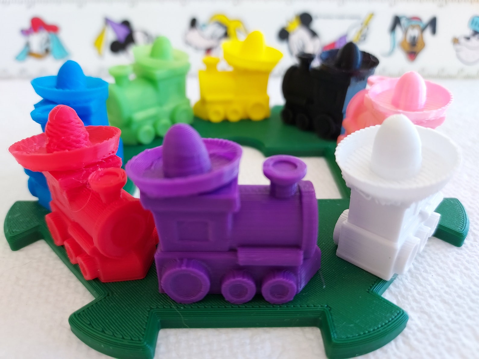 Mexican Trains 8 Cute Train Tokens for Your Domino Game - Etsy