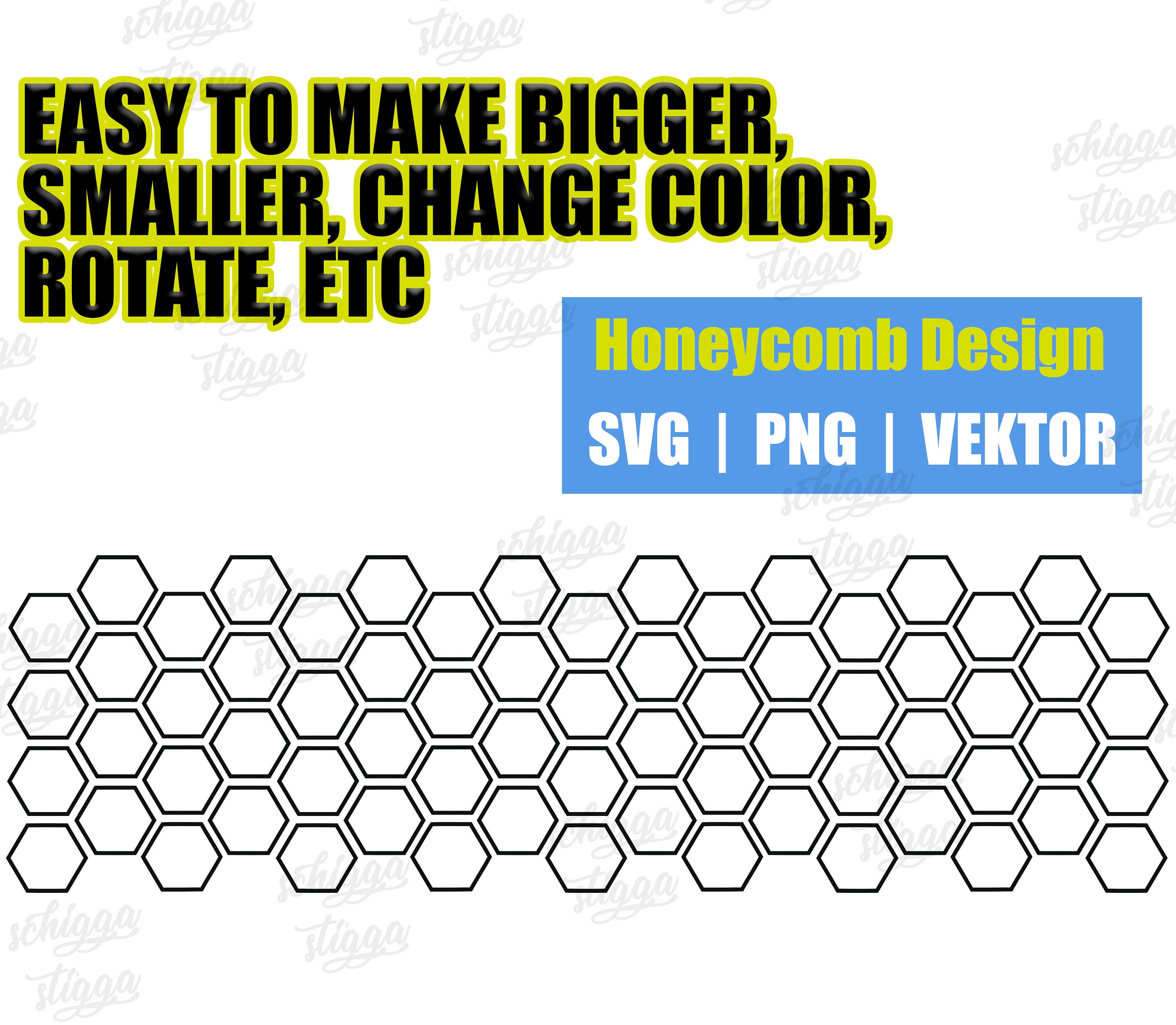 Car Racing Decal Honeycomb Honeycomb Sticker Designs Digital Download ...