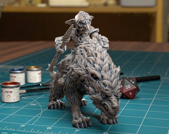 Dwarf Mohawk Bust Resin Miniature Fantasy Tabletop Games Dnd Dungeon ...