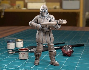 Dwarf Mohawk Bust Resin Miniature Fantasy Tabletop Games Dnd Dungeon ...