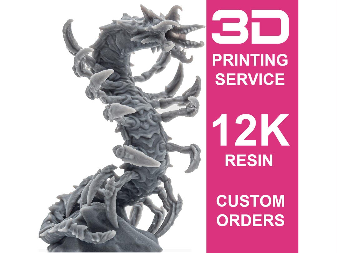 Professional 3D Print Service | 12K Resin | Ultra Detail | Custom ...