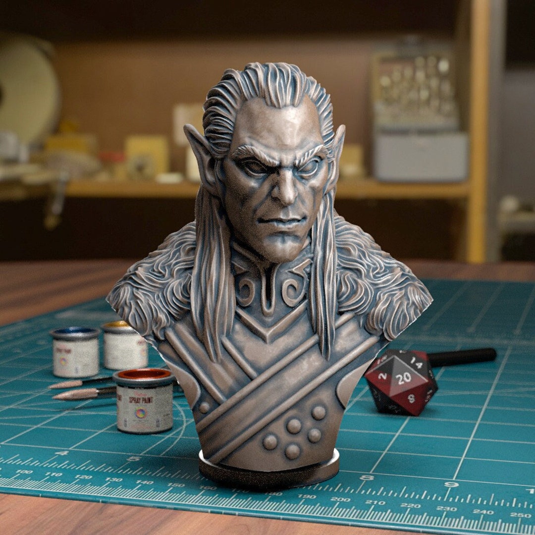 Rahadin Bust - Resin Miniature | Fantasy Tabletop Games | Dnd | Dungeon ...