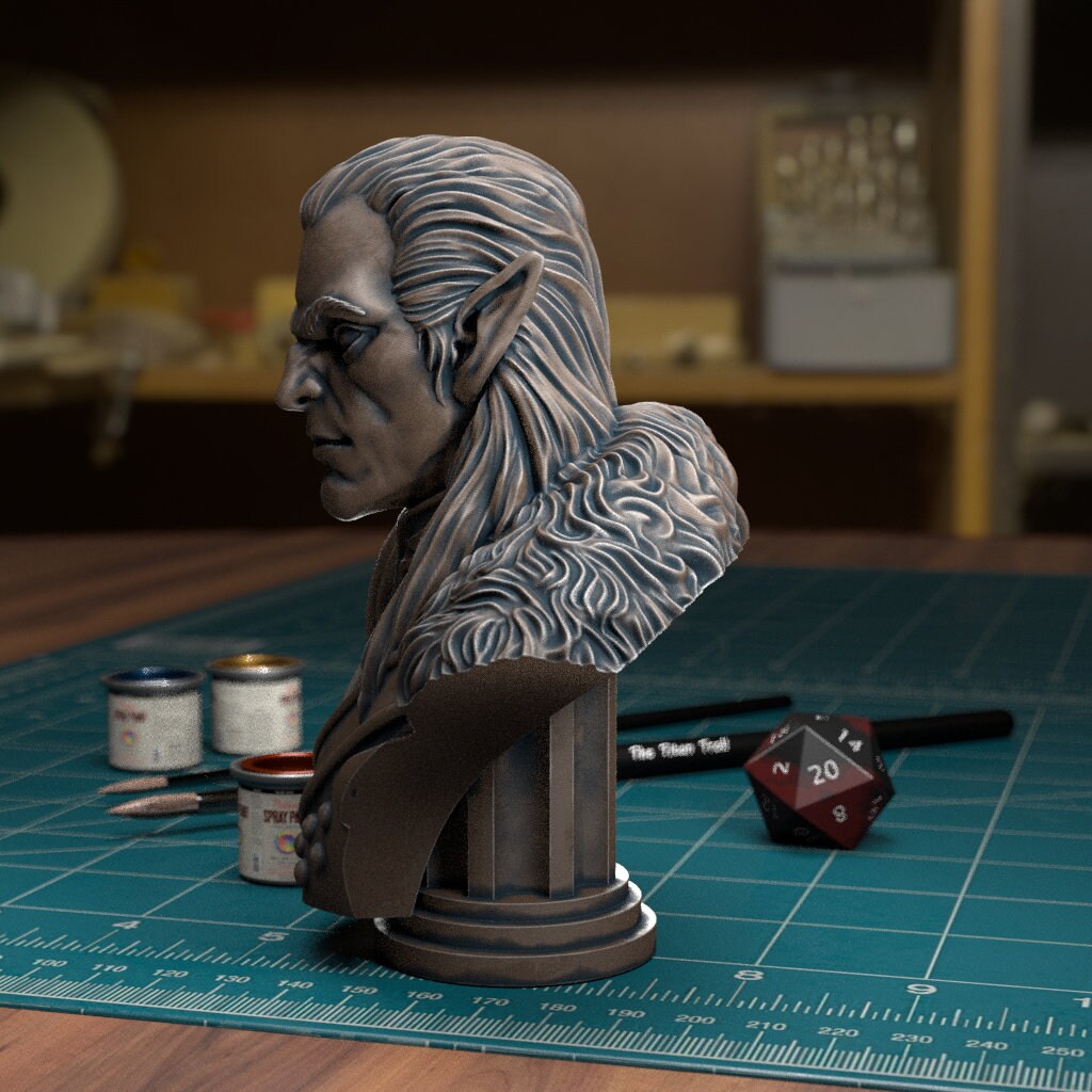 Rahadin Bust Resin Miniature Fantasy Tabletop Games Dnd | Etsy