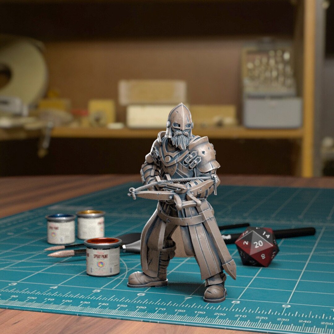 Crossbowman Guard - Resin Miniature | Fantasy Tabletop Games | Dnd ...