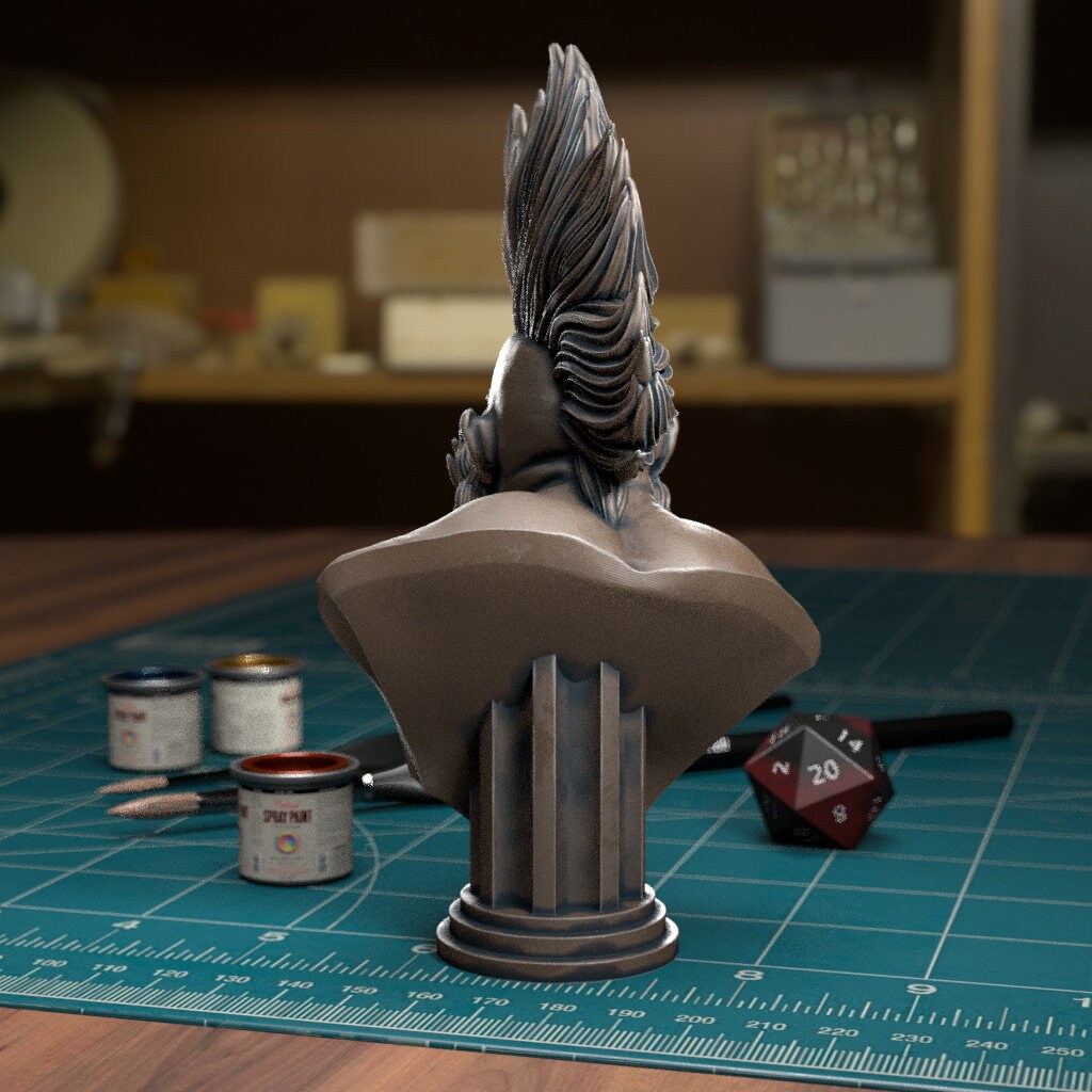 Dwarf Mohawk Bust - Resin Miniature | Fantasy Tabletop Games | Dnd ...