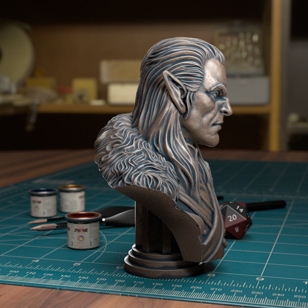Rahadin Bust Resin Miniature Fantasy Tabletop Games Dnd | Etsy