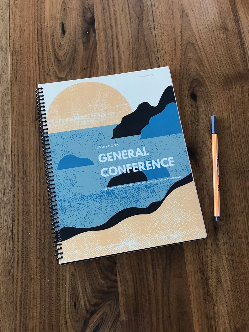 DOWNLOAD General Conference Workbook - Beach Design - Etsy