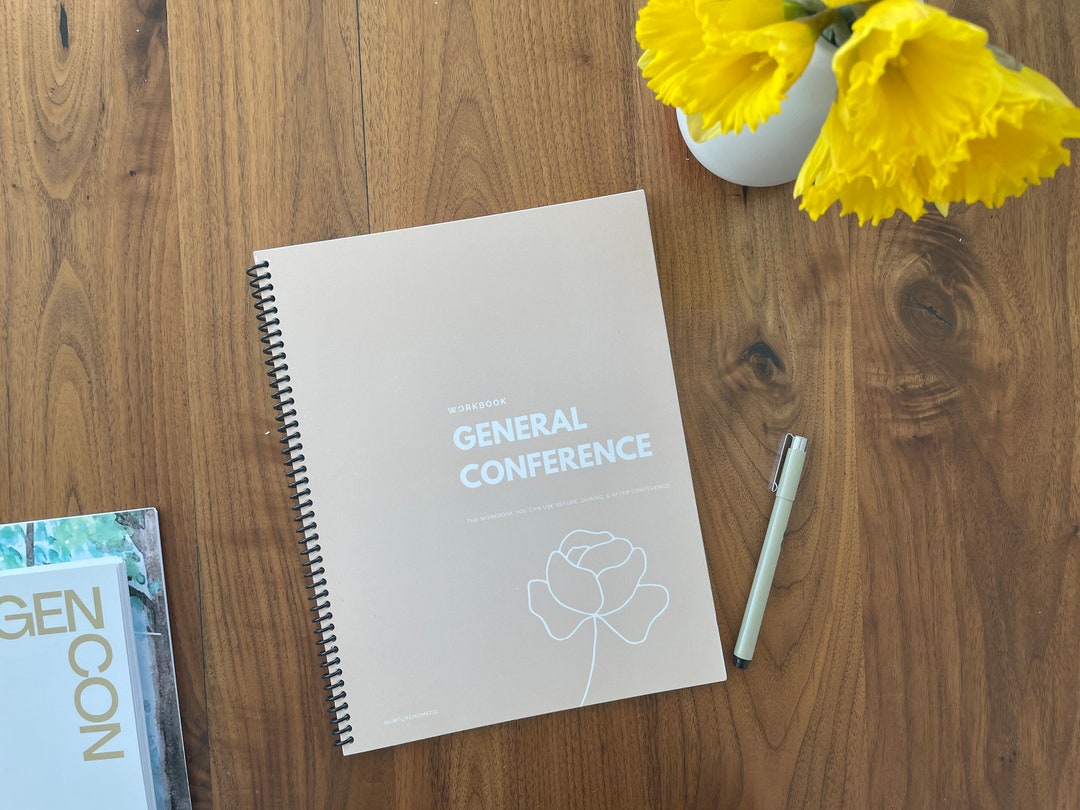 DOWNLOAD General Conference Workbook - FLORAL Design - Etsy