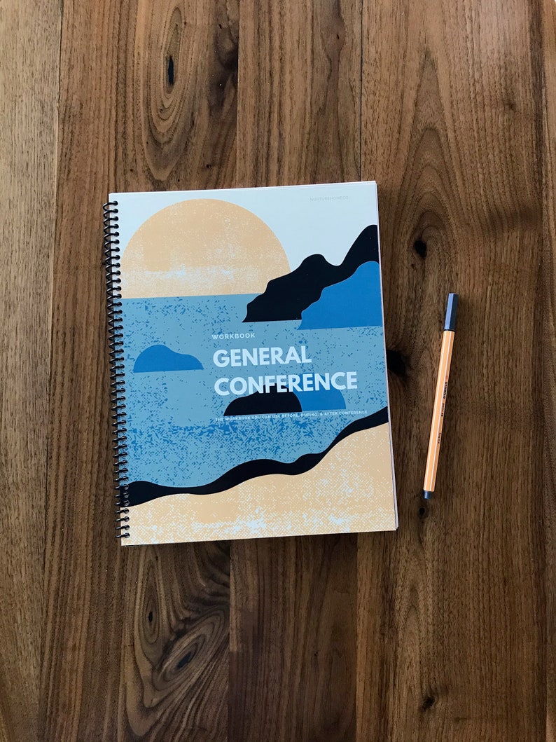 DOWNLOAD General Conference Workbook - Beach Design - Etsy
