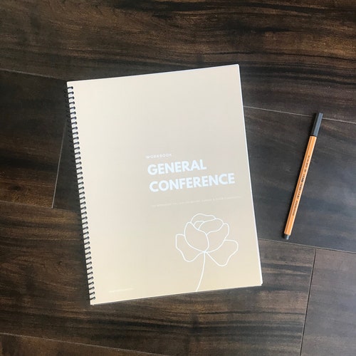 DOWNLOAD General Conference Workbook Rainbow Design - Etsy