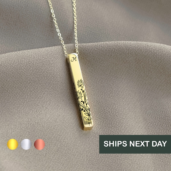 Text Necklace - Etsy