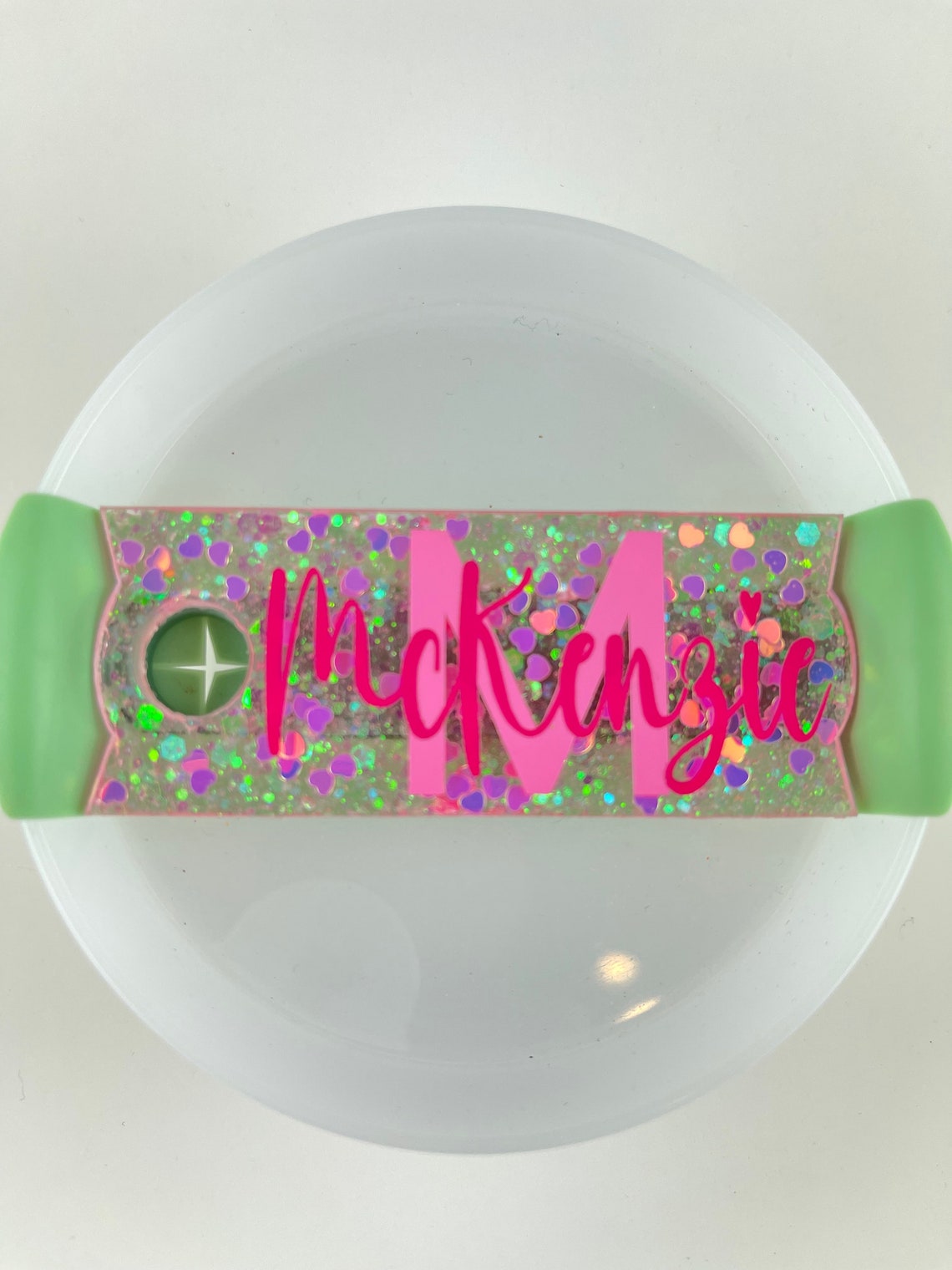 30/40oz Personalized Tumbler Tag, Name Tag, Tag for Tumbler Lid ...