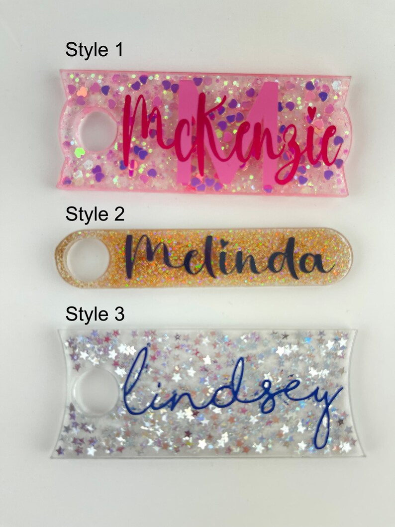 30/40oz Personalized Tumbler Tag, Name Tag, Tag for Tumbler Lid ...