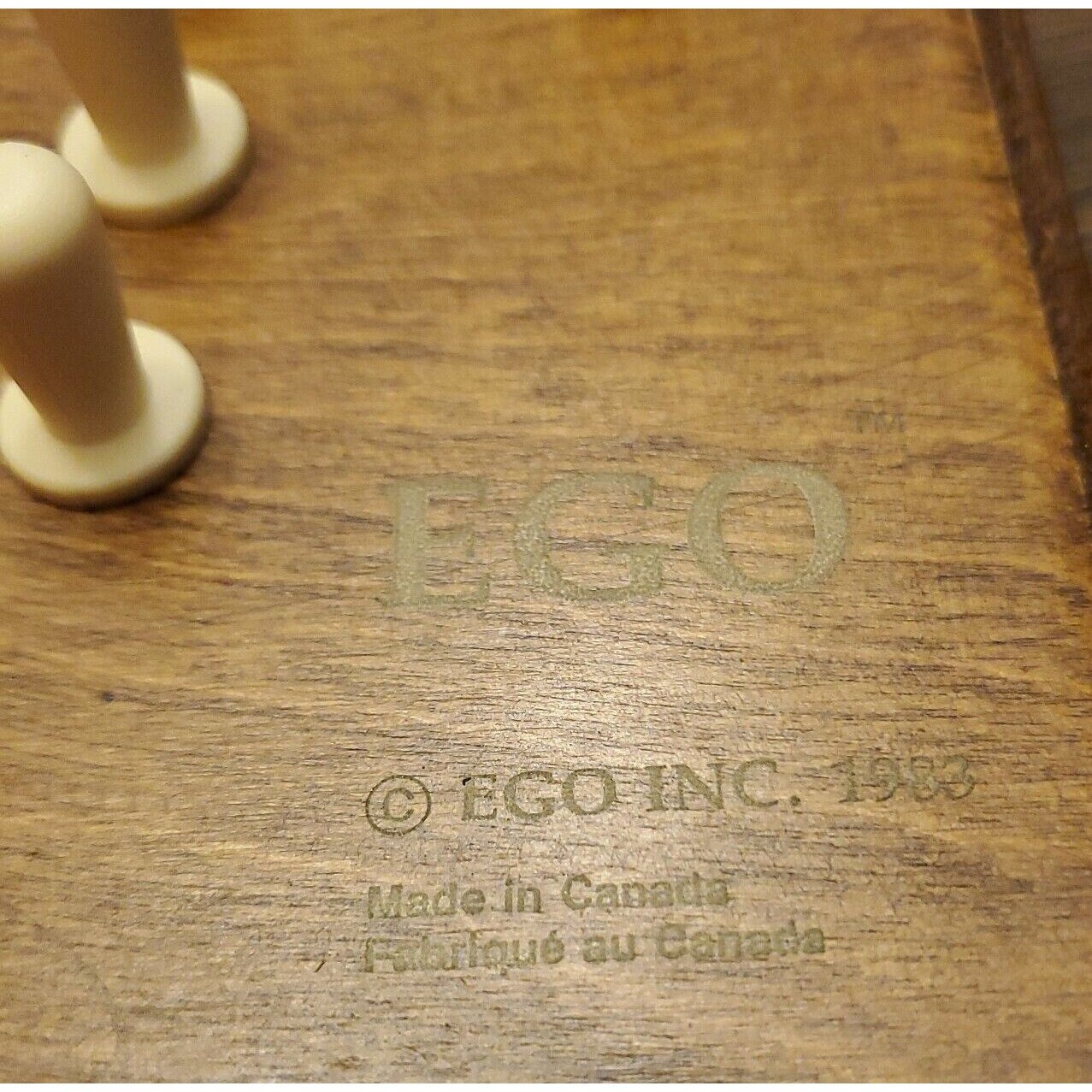 Vintage EGO Deluxe Strategy Game Wood Board Canada 1983 - Etsy