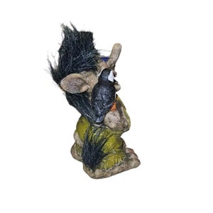 Vintage Nyform Troll Collectible Figurine With Puffin Handcrafted ...