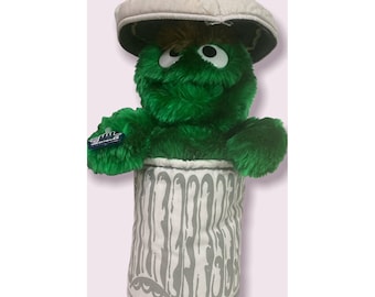 Oscar the Grouch Trash Cans - Etsy