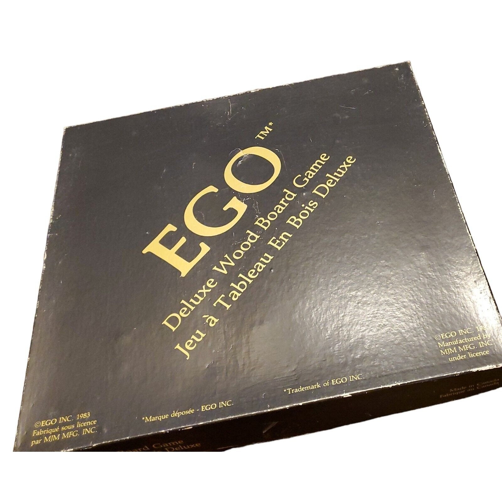 Vintage EGO Deluxe Strategy Game Wood Board Canada 1983 - Etsy