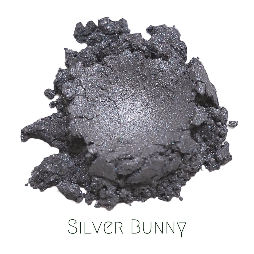 Silver Eyeshadow Sample | Shimmer Gray Trial Size | Ethereal Glam Shade ...