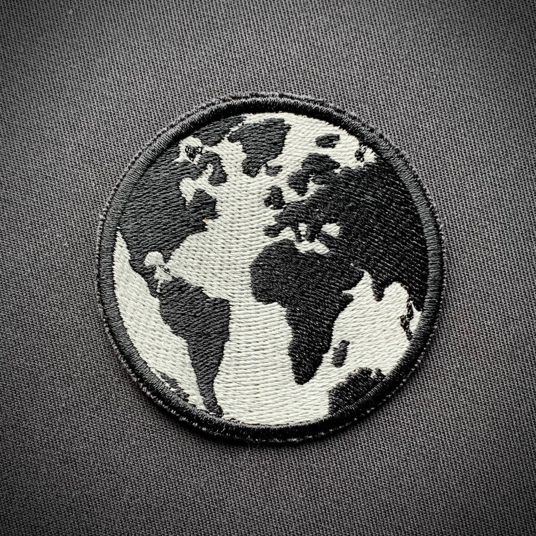 Patch Planet Earth Applique Patch Sign Logo - Etsy