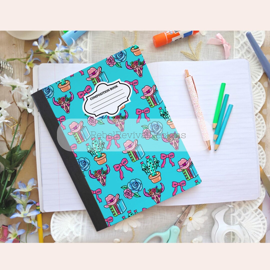 Printable Composition Notebook Cover PNG Back to School Personal ...