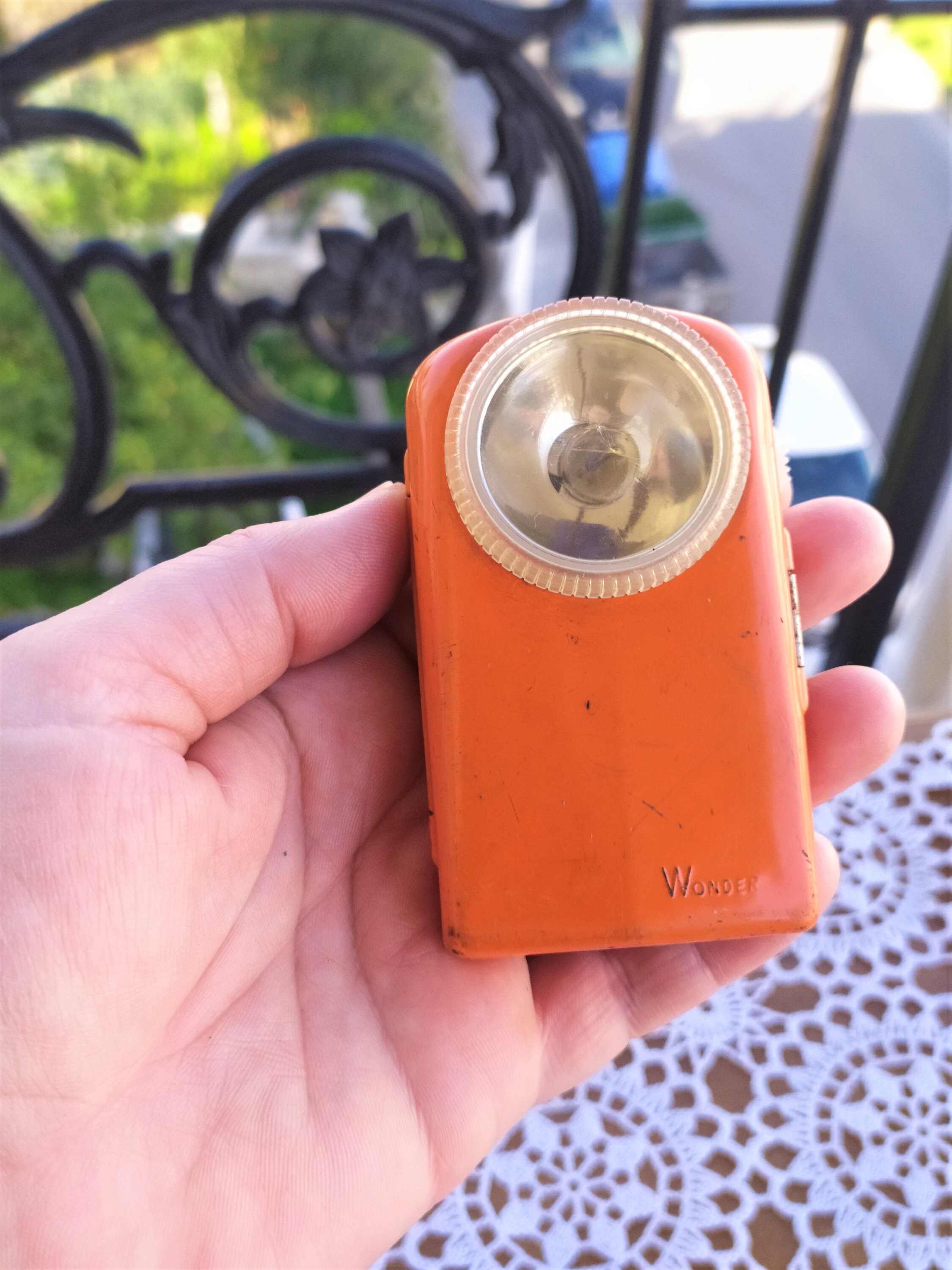 Camping Latern Brown Vintage Flashlight Vintage Nightlight Hand Signal ...