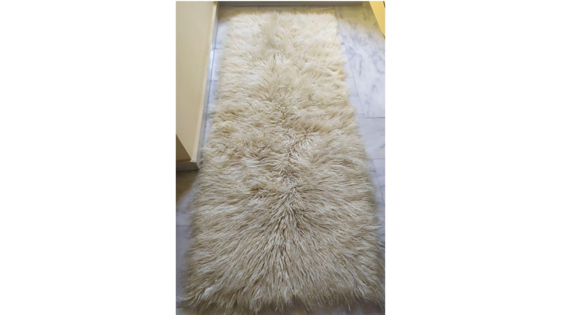 Rugs Greek 60's Light Green Flokati Wool Organic Rug Woollen Handmade ...