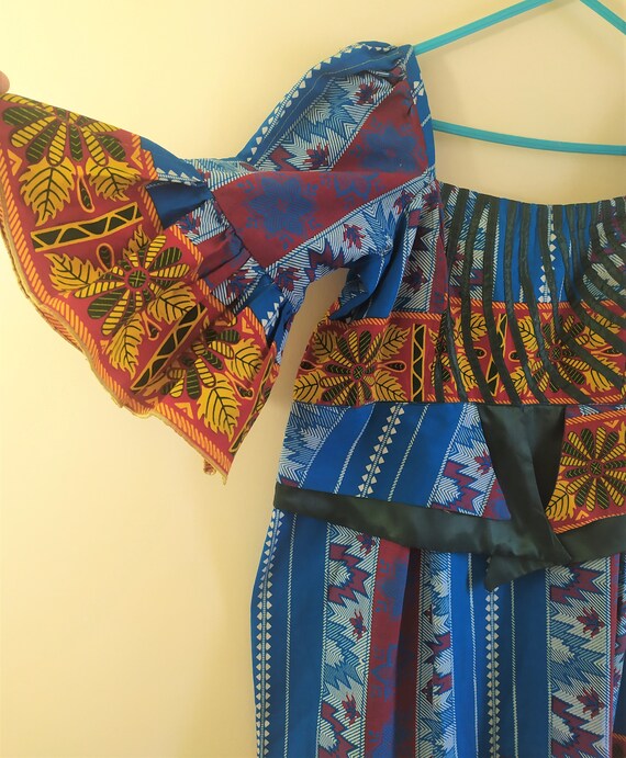 Plus size Ethnic Traditional Dress Colorful Mermaid S… - Gem