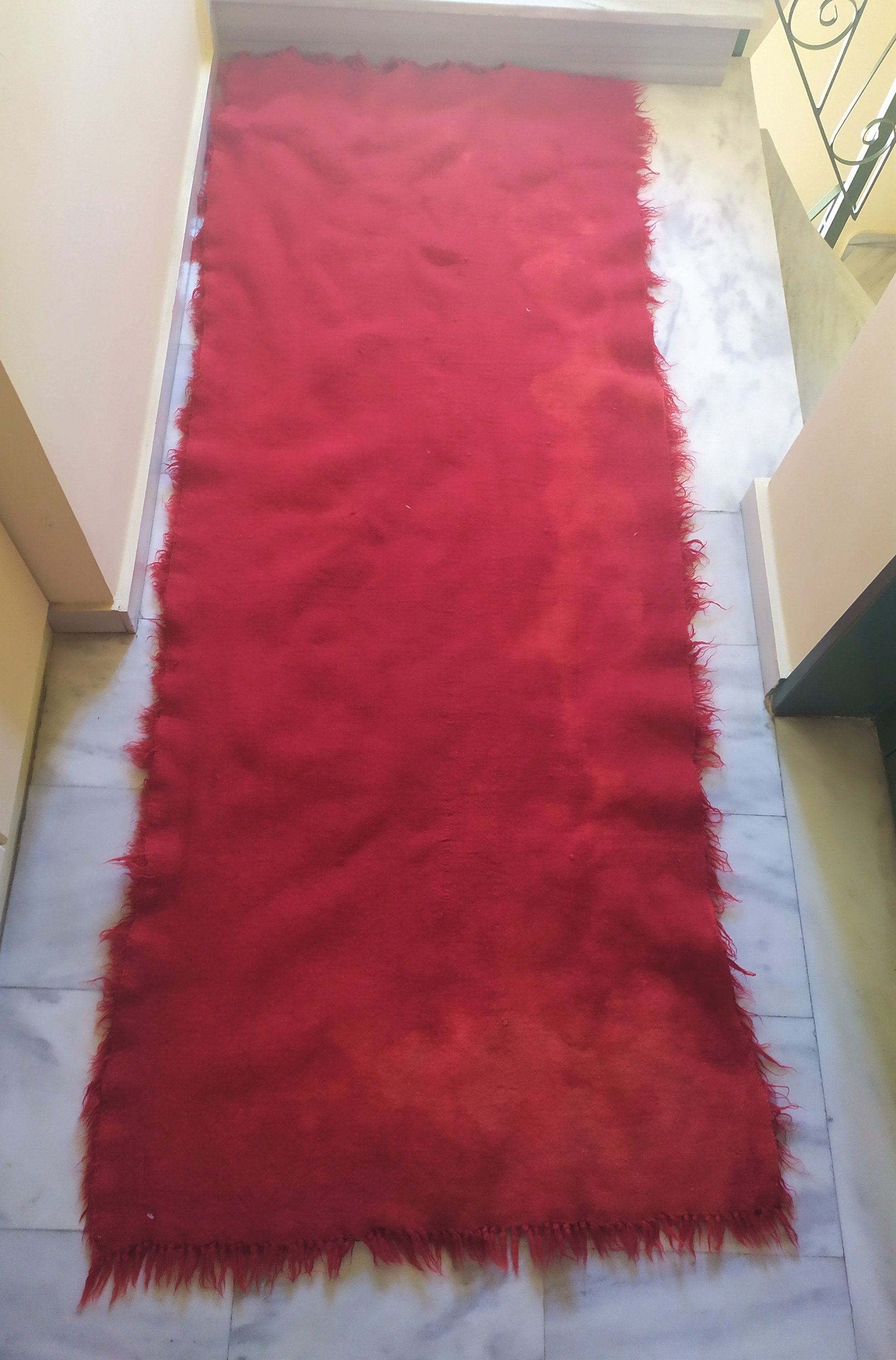 Rugs Greek 60's Light Green Flokati Wool Organic Rug Woollen Handmade ...