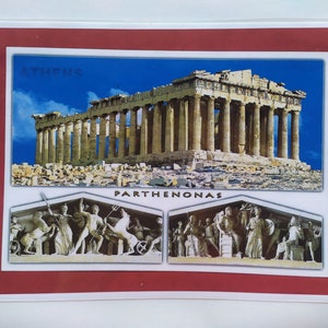 6 Greek Posters Photos Paper Carton Plastic With Ancient Greek Themes ...