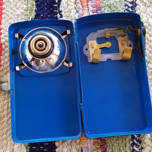 Blue Vintage Flashlight Pocket Lamp Collectible Military Torch ...