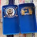 Blue Vintage Flashlight Pocket Lamp Collectible Military Torch ...
