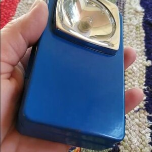 Blue Vintage Flashlight Pocket Lamp Collectible Military Torch ...